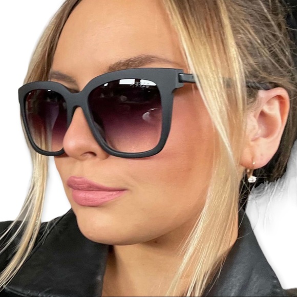 Diff Eyewear | Accessories | Diff Hailey Sunglasses Matte Black Frames ...